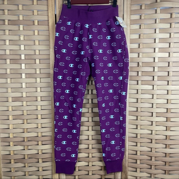 Champion | Pants | Champion Reverse Weave All Over Graphic Logo C Print ...